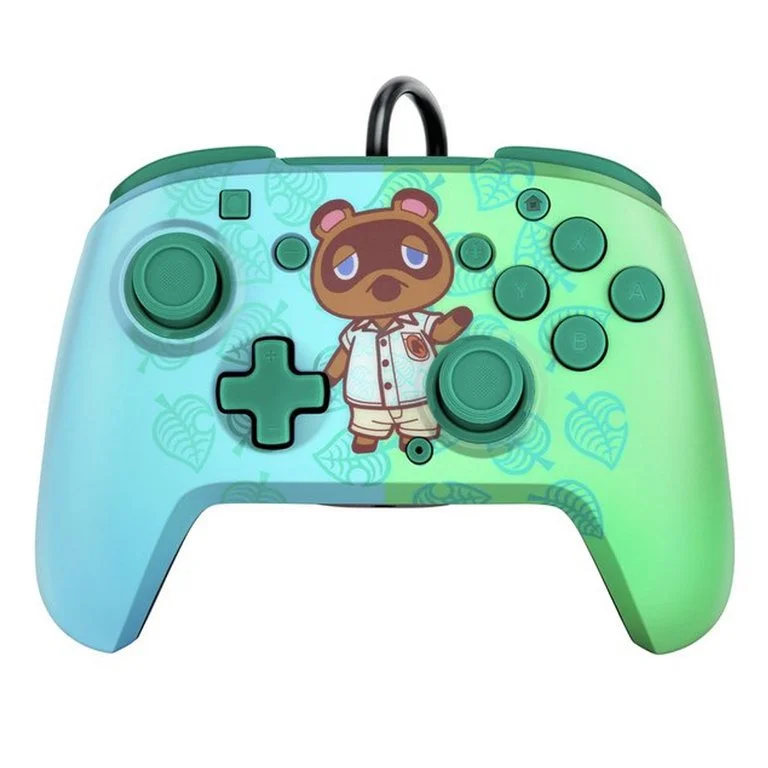 PDP Faceoff Deluxe+ Audio žični kontroler za Nintendo Switch Animal Crossing