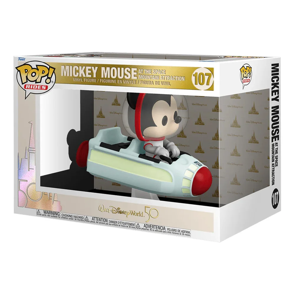 Funko Pop! Rides Disney Mickey Mouse at the Space Mountain Attraction vinil figura #107 45343