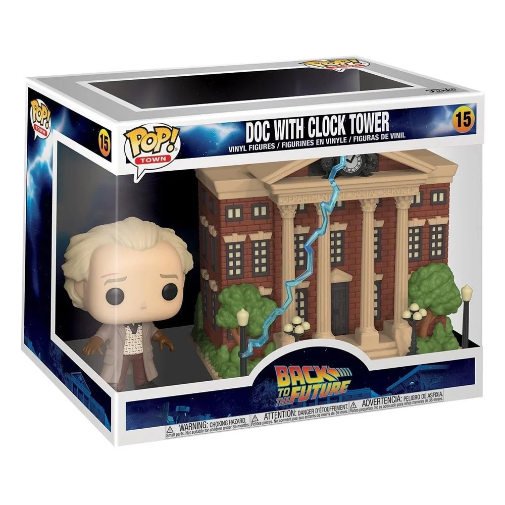Funko POP! Town Back to the Future Doc with Clock Tower #15 vinil figura 46910