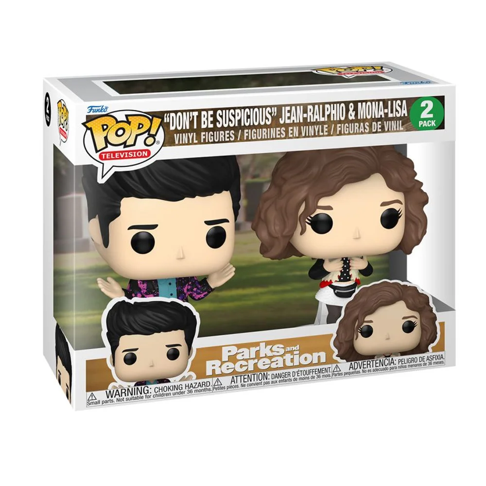 Funko POP! Parks and Recreation 15th Anniversary Jean-Ralphio & Mona-Lisa set 2 vinil figure 80174
