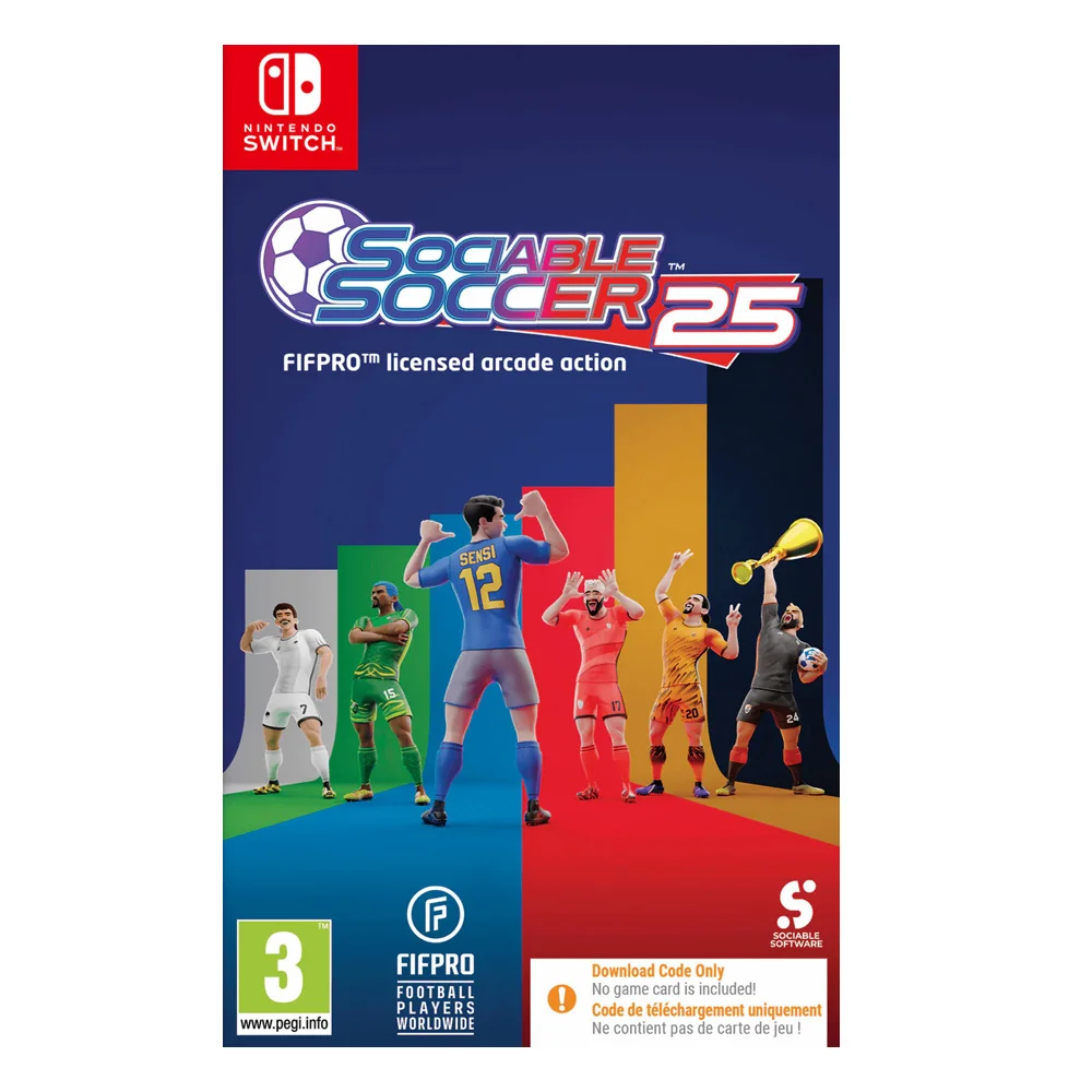 Sociable Soccer 25 igra za Nintendo Switch (kod u kutiji)