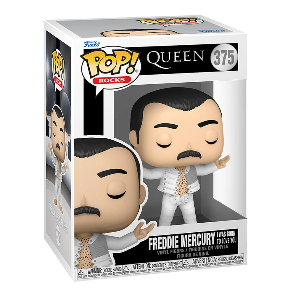 Funko POP! Rocks Queen Freddie Mercury (I Was Born to Love You) #375 vinil figura 75375