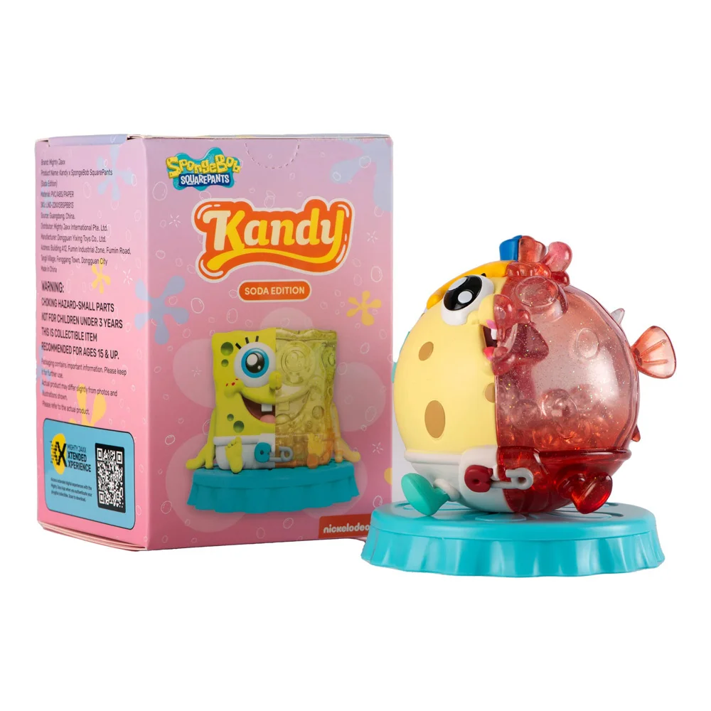 Kandy X SpongeBob SquarePants Soda Edition blind box figurica