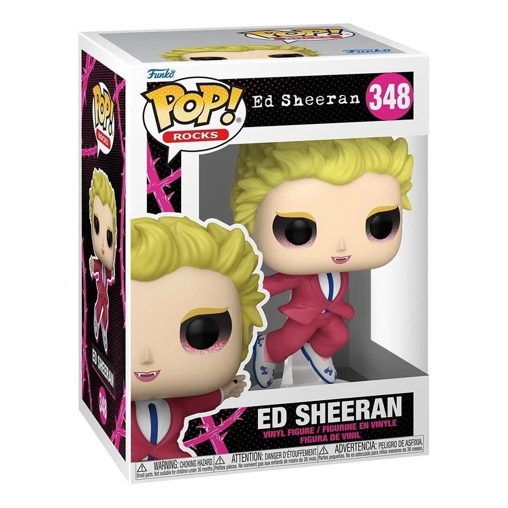 Funko POP! Rocks Ed Sheeran in Pink Suit Bad Habits vinil figura #348 70594