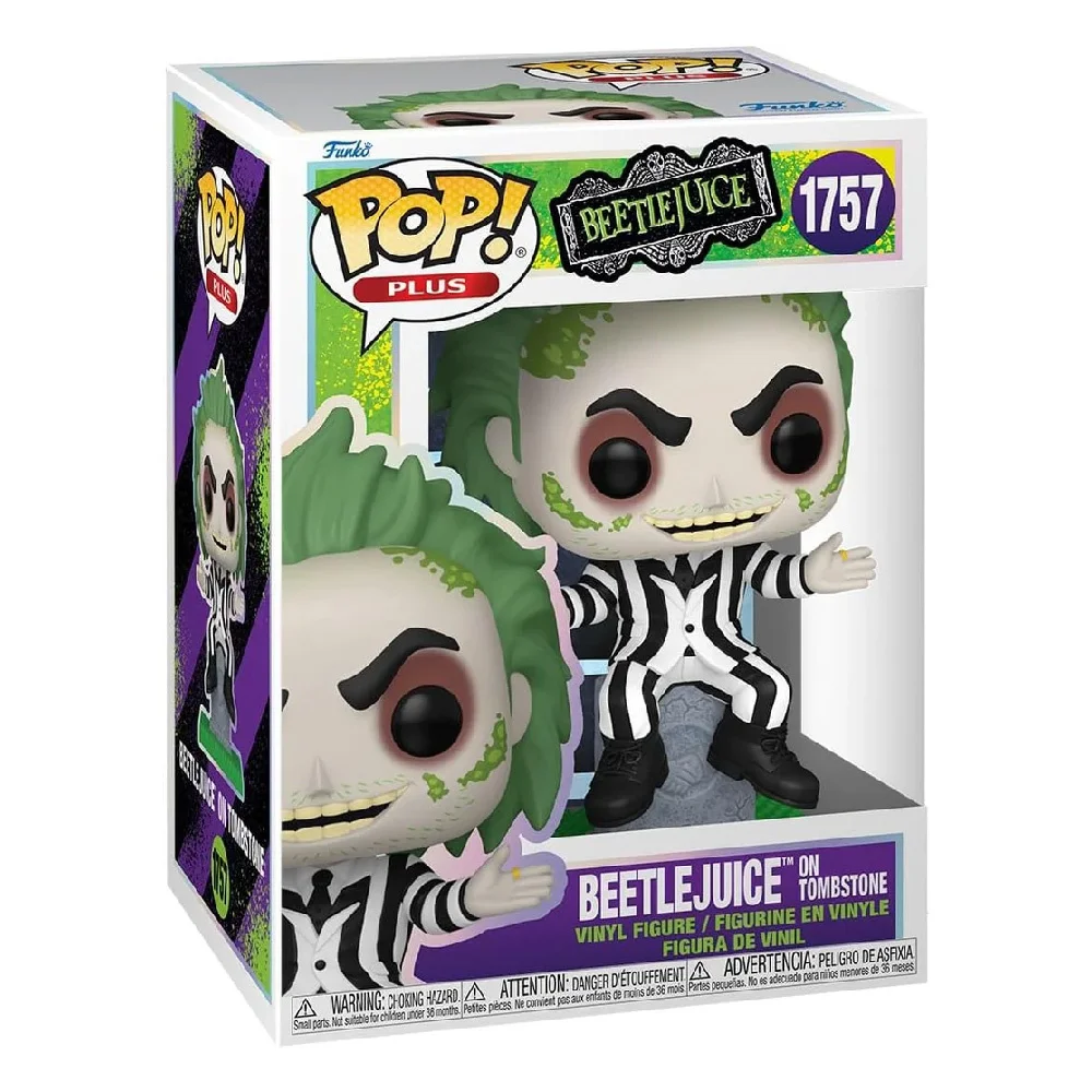 Funko POP! Plus Beetlejuice on Tombstone vinil figura #1757 83562