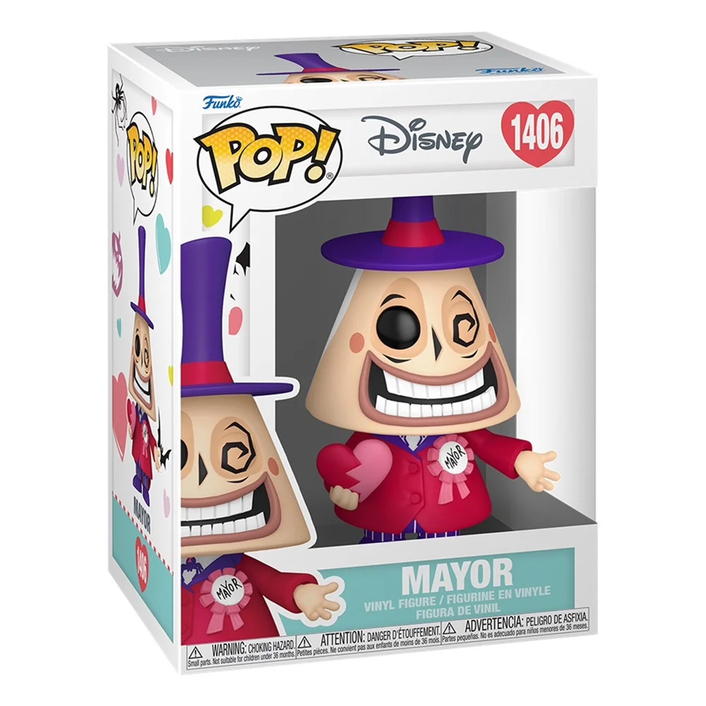 Funko POP! Disney The Nightmare Before Christmas Valentines Mayor vinil figura #1406 75768