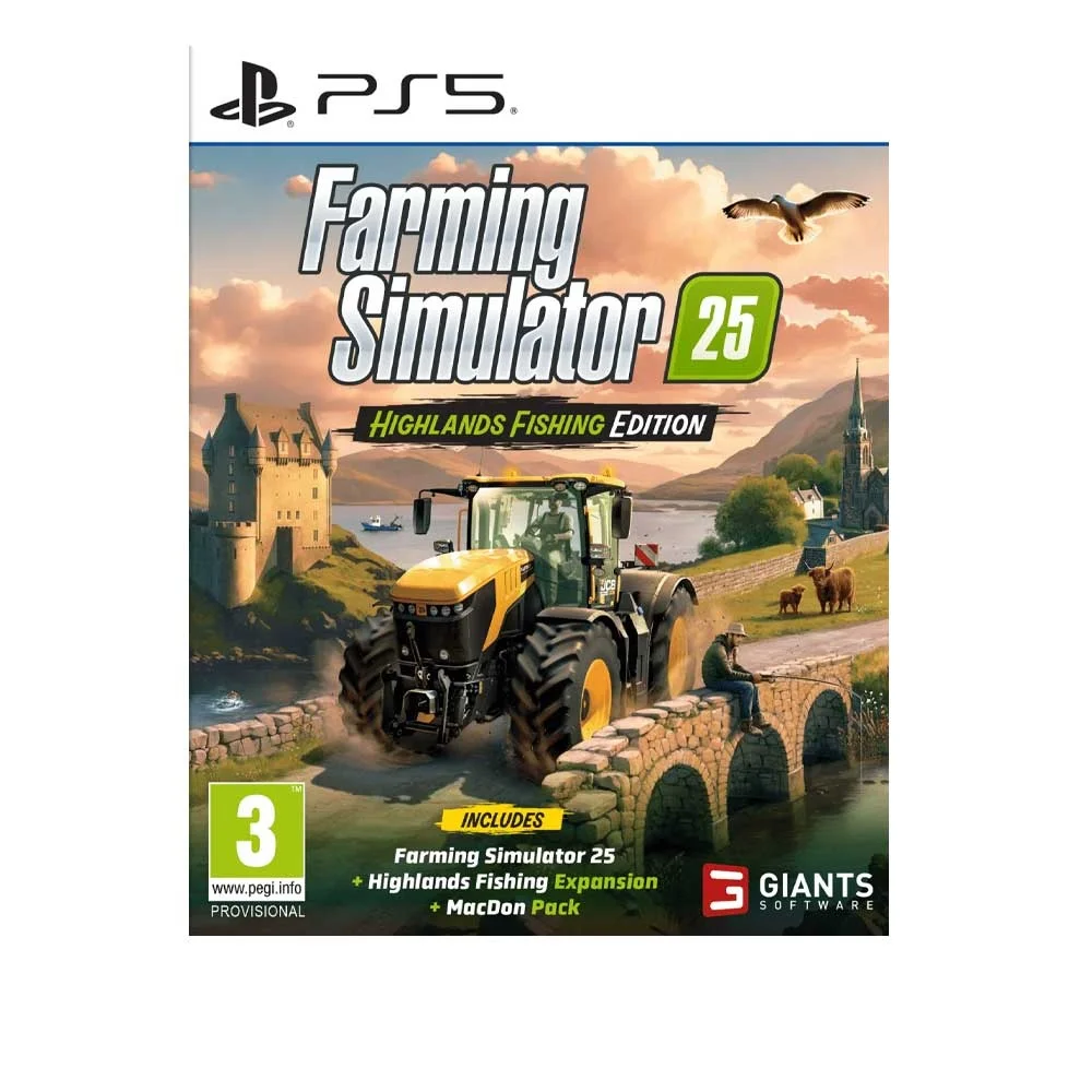 Farming Simulator 25: Highlands Fishing Edition igra za PlayStation 5