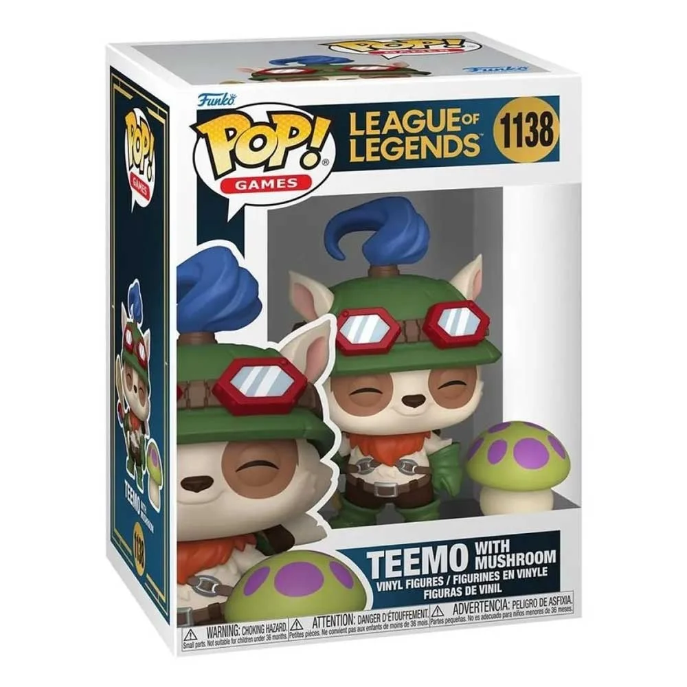 Funko Pop! & Buddy League of Legends Teemo with Mushroom vinil figure #1138 86113