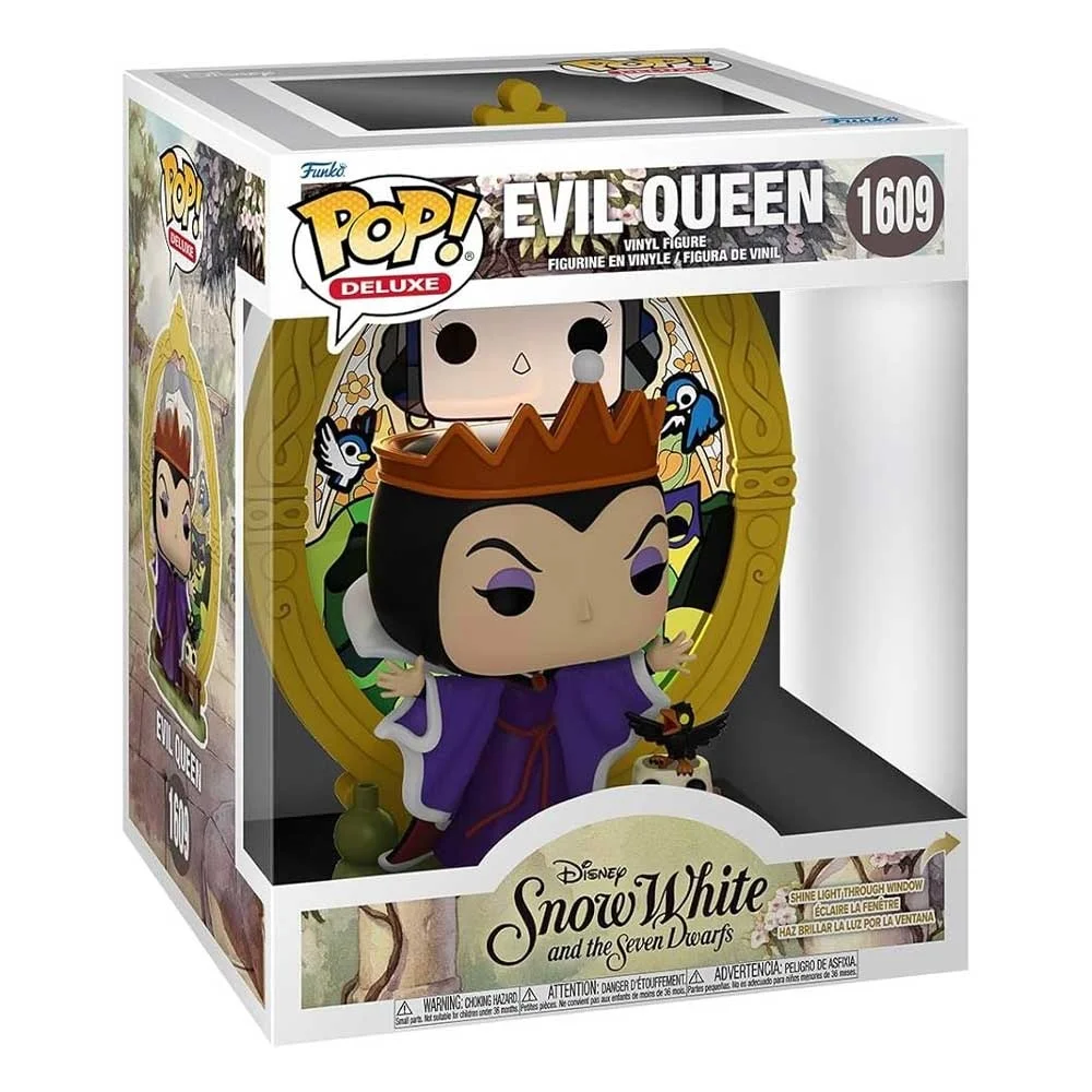 Funko POP! Deluxe Disney Villains Evil Queen (Stained Glass) #1609 vinil figura 81681