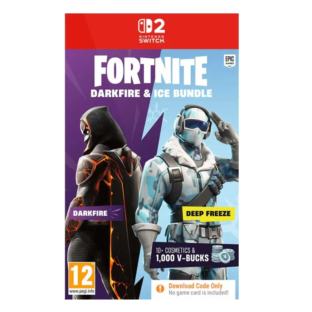 Fortnite Darkfire & Ice Bundle paket dodataka za Nintendo Switch 2 (kod u kutiji)