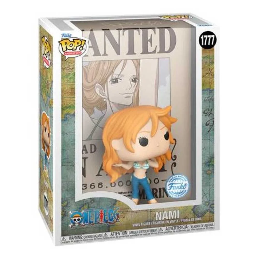 Funko POP! One Piece Nami Wanted Poster vinil figura #1777