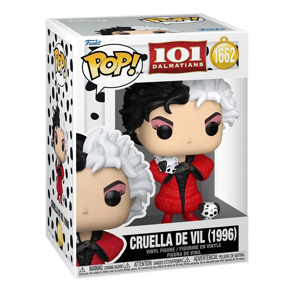 Funko POP! Disney 101 Dalmatians Cruella de Vil (1996) #1662 vinil figura 90257