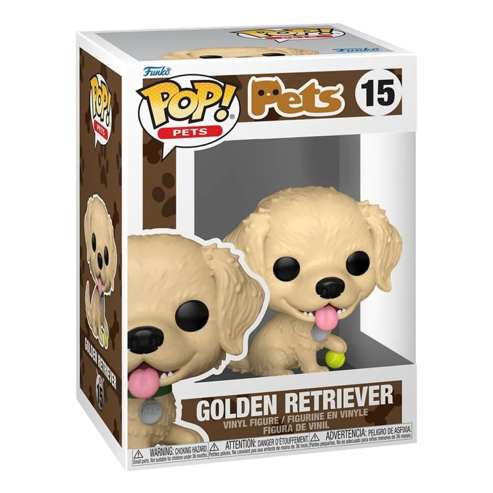 Funko POP! Pets Golden Retriever vinil figura #15 88327