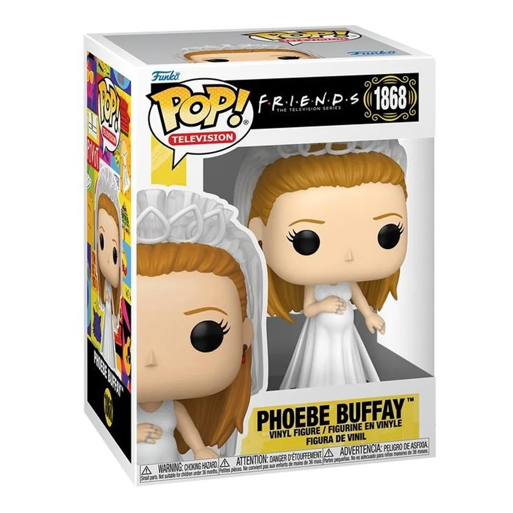 Funko POP! Television Friends Phoebe Buffay Wedding Dress vinil figura #1868 11.4 cm 90418