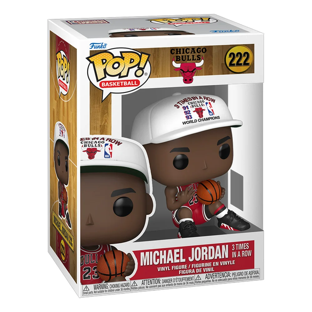 Funko POP! NBA Chicago Bulls Michael Jordan (3x in a Row) #222 vinil figura 90538