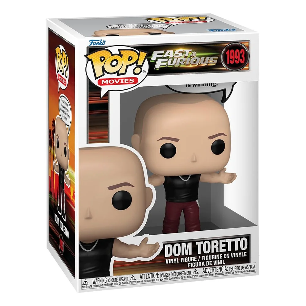 Funko POP! Sayings Fast & Furious Dom Toretto vinil figura #1993 12.2 cm 90492