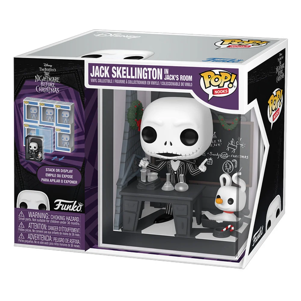 Funko POP! Nooks The Nightmare Before Christmas Jack Skellington in Jack's Room figura sa dioramom 90377