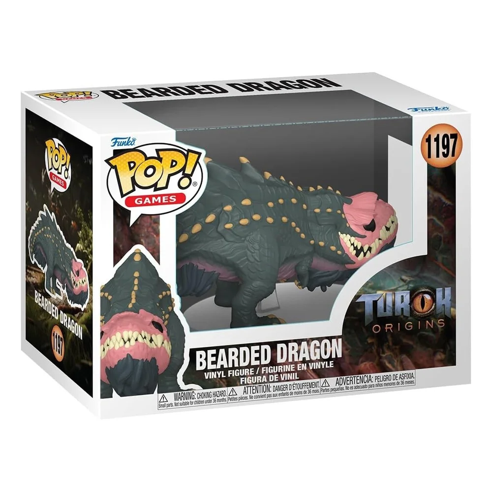 Funko POP! Games Turok Origins Bearded Dragon #1197 vinil figura 91469