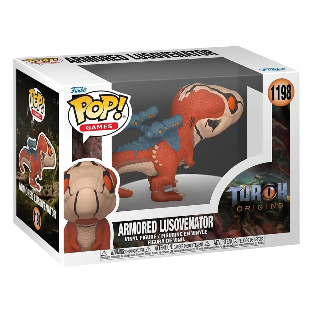 Funko POP! Games Turok Origins Armored Lusovenator #1198 vinil figura 91470