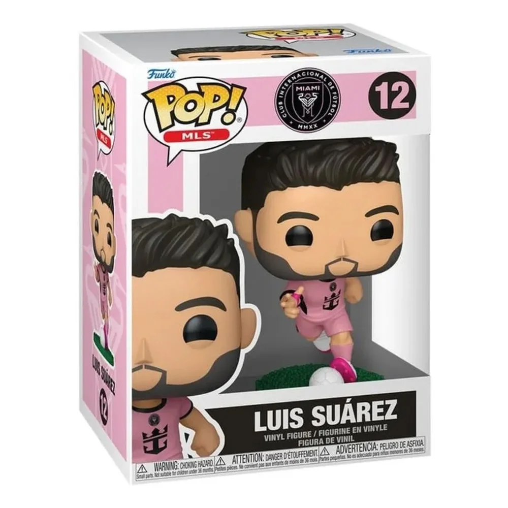 Funko POP! MLS Inter Miami CF Luis Suárez (Pink Uniform) #12 vinil figura 94701