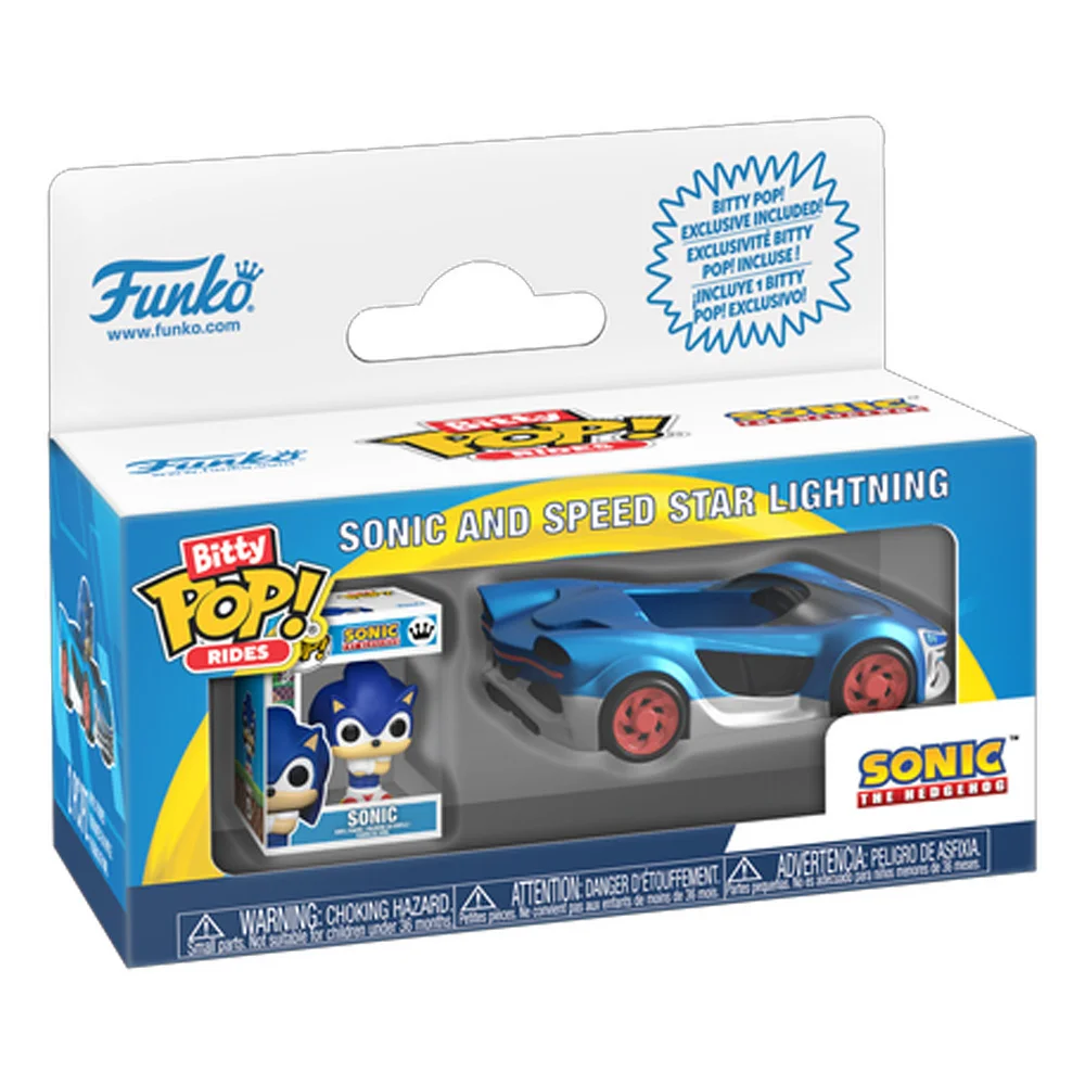 Funko Bitty POP! Rides Sonic the Hedgehog Sonic i Speed Star Lightning mini figure 92960