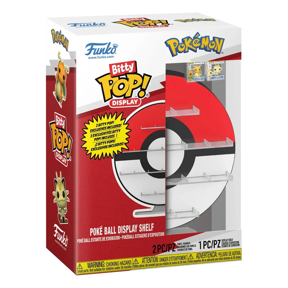 Funko Bitty POP! Display Pokémon Poké Ball polica sa 2 mini figure 92306