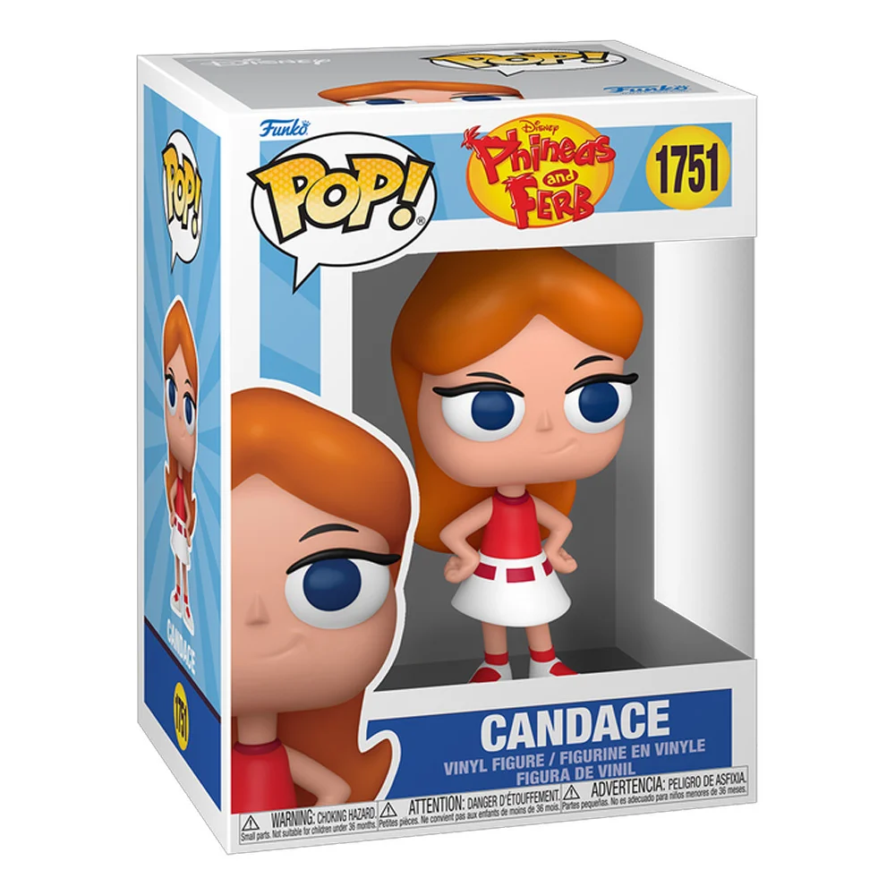 Funko POP! Disney Phineas and Ferb Candace vinil figura #1751 93207