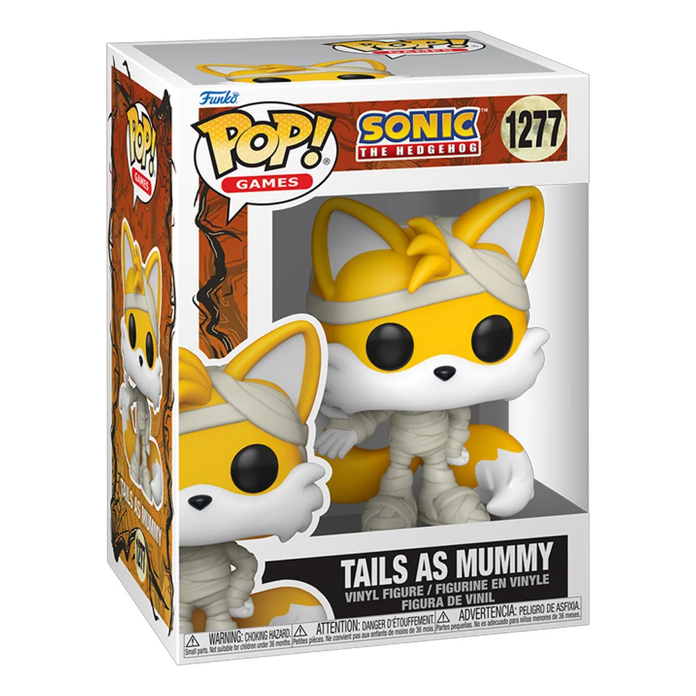 Funko POP! Games Sonic the Hedgehog Tails as Mummy #1277 vinil figura 93527