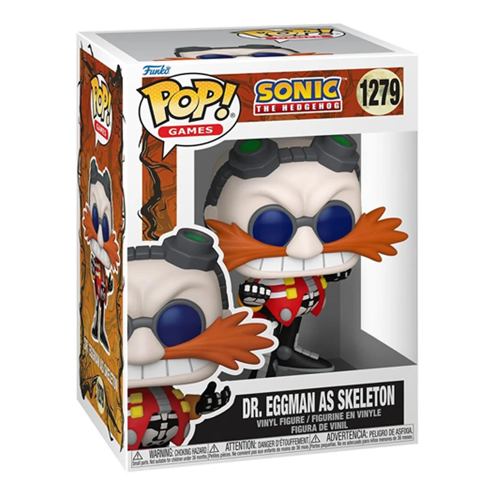Funko POP! Games Sonic the Hedgehog Dr. Eggman as Skeleton #1279 vinil figura 93529