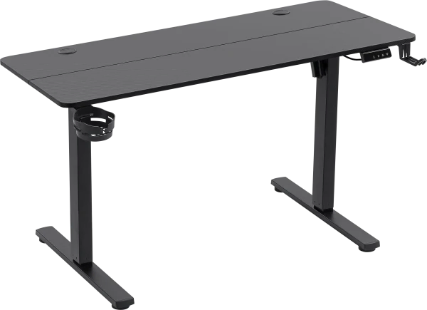 Defender Saturn gaming sto 100 x 60 cm električno podešavanje visine crni 64019