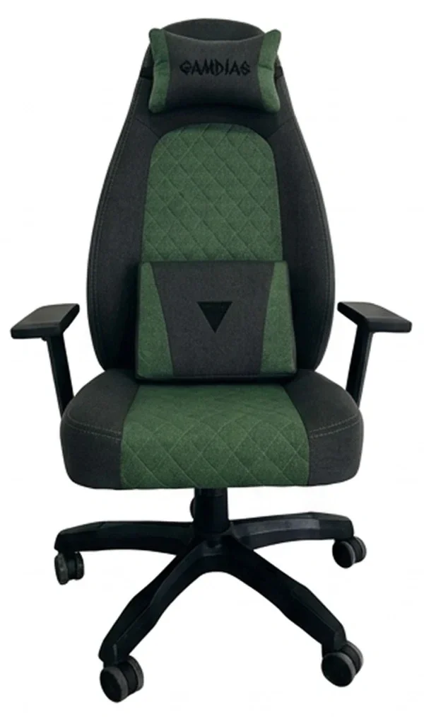 Gamdias Zelus E4 Weave gaming stolica od tkanine sivo-zelena