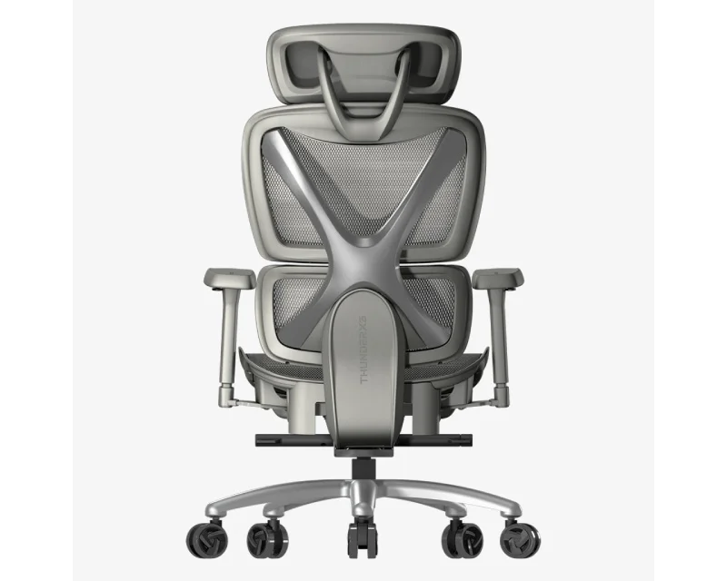 ThunderX3 XTC-Mesh ergonomska stolica čelična konstrukcija 125 kg siva