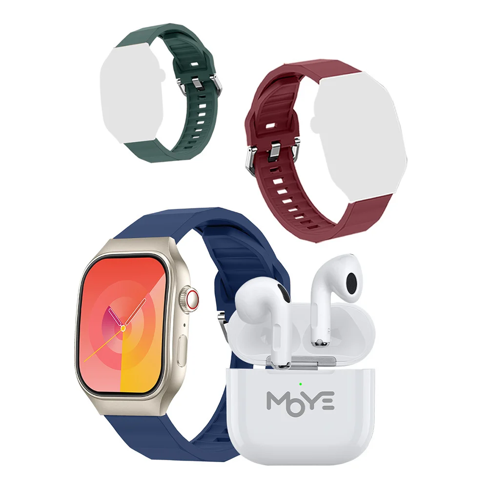 MOYE Kronos Force Special Edition pametni sat 2.1" TFT IP67 + Aurras 3 Lite slušalice