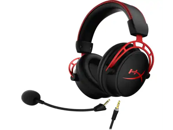 HyperX Cloud Alpha gaming slušalice sa mikrofonom crno-crvene 4P5L1AM