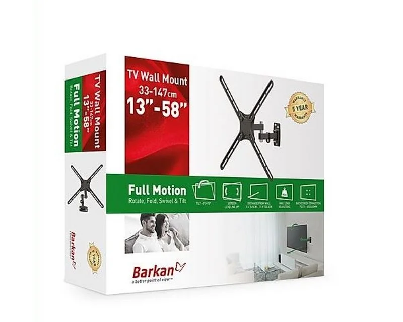 Barkan E3423 zglobni zidni nosač za TV 13-58 inča 25 kg