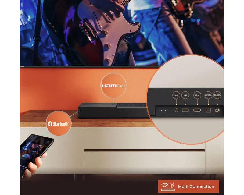 Hisense HS2000 soundbar 2.1 sa ugrađenim sabvuferom crni