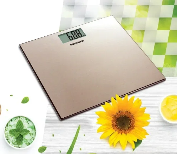 Heinner digitalna kupatilska vaga do 180 kg inox zlatna HBS-180SSGD