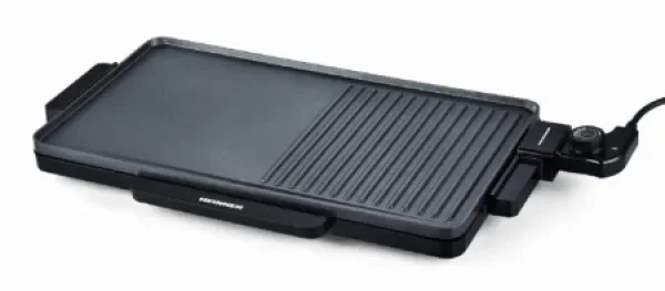Heinner Grantgrill električni roštilj 2000W ploča 49x27 cm crni HEG-F2000GT
