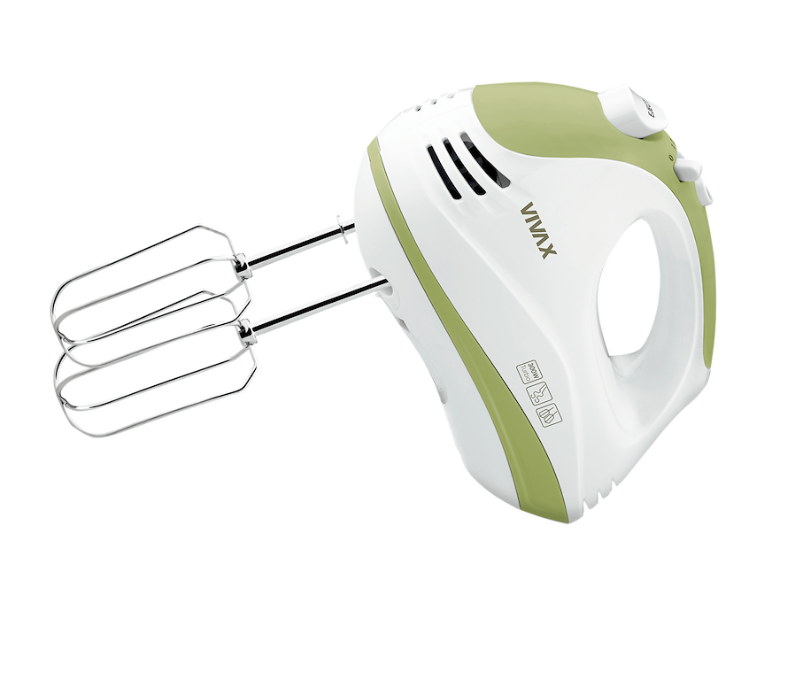 VIVAX HOME ručni mikser 300W 5 brzina turbo belo-zeleni HM-303WG