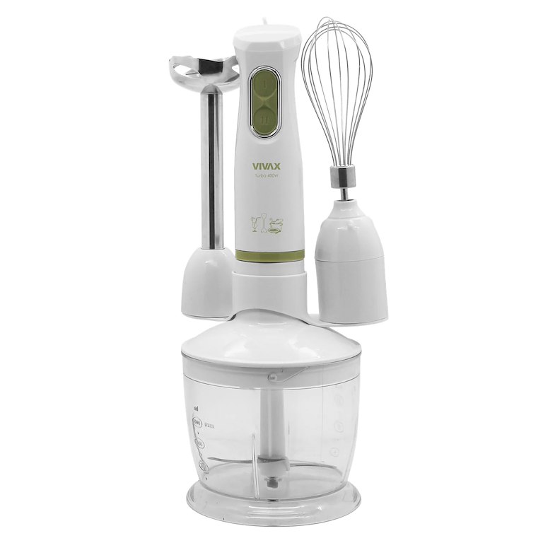 Vivax Home štapni mikser set 400W 2 brzine sa seckalicom i mutilicom HBS-400WG
