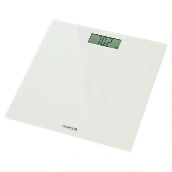 Sencor telesna vaga 150 kg LCD 4 senzora bela SBS 2301WH