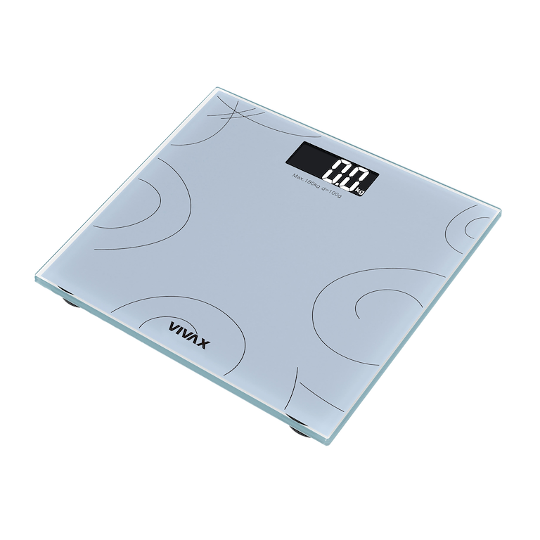 Vivax Home telesna vaga do 180 kg staklena LCD PS-158W