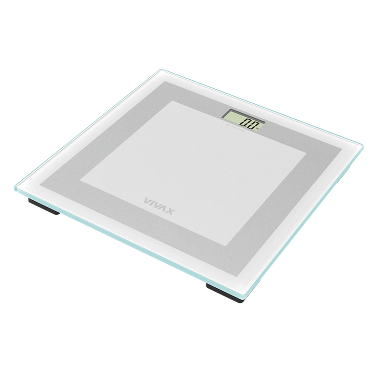 Vivax Home telesna vaga do 150 kg staklena LCD sivo-bela PS-154WG