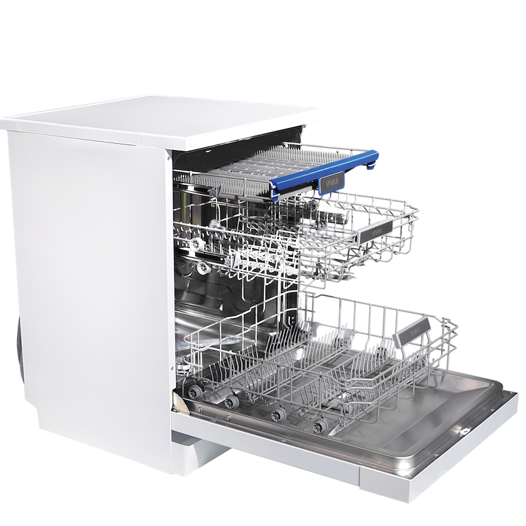 VIVAX HOME samostojeća mašina za sudove 60 cm 14 kompleta 3 korpe bela DW-601473C