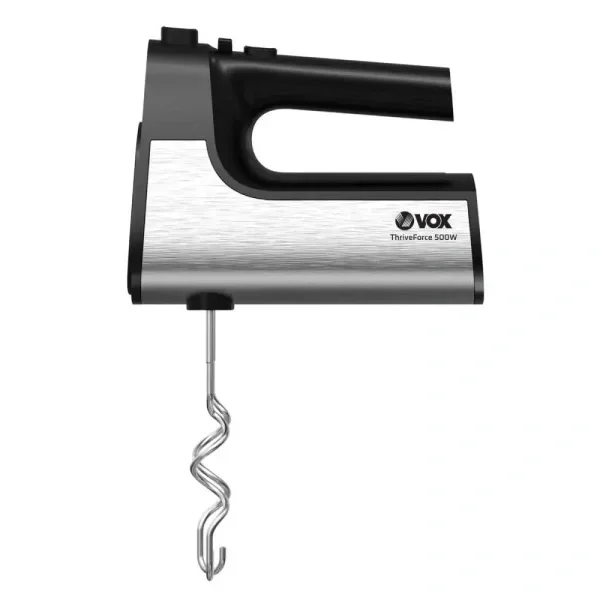 Vox ručni mikser 500W 5 brzina i turbo 2 para mutilica inox-crni MX1409