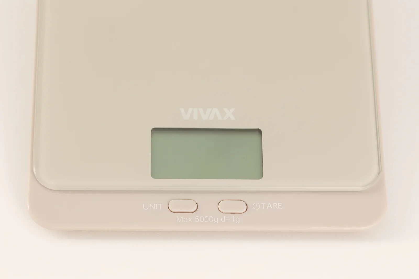 Vivax Home Lunar kuhinjska vaga 5 kg staklena bež KS-502S