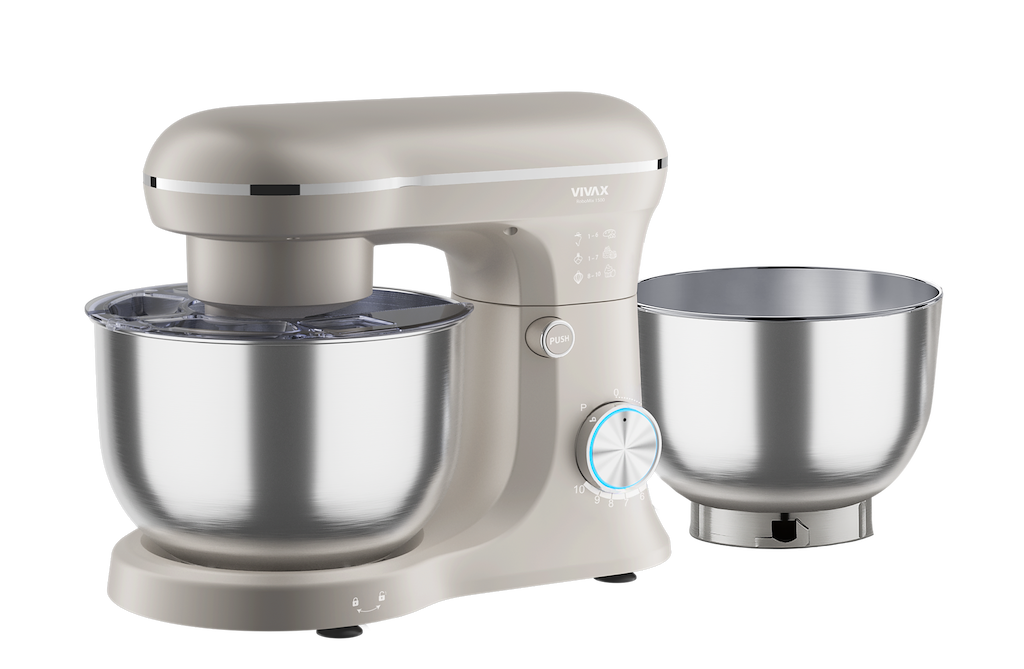 VIVAX HOME Lunar kuhinjski robot 1500W 10 brzina inox posuda 4 l bež RM-41500S