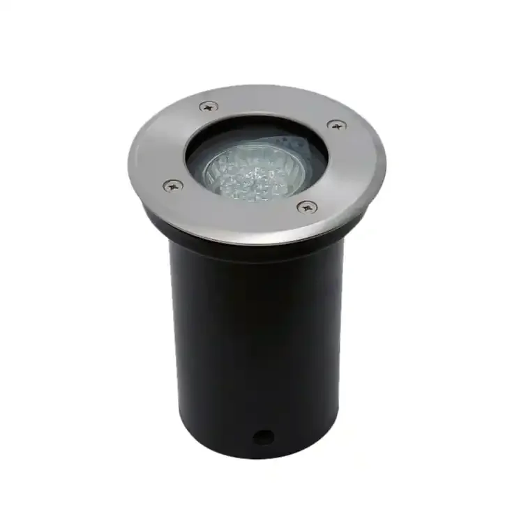 Mitea podna ugradna lampa GU10 IP65 saten hrom