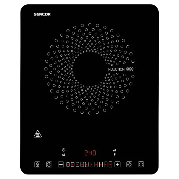 Sencor indukcioni rešo 1 zona 2000W ultra tanki crni SCP 3701BK