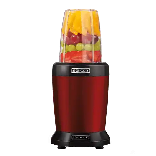 Sencor nutri blender 1000W bočice 1 l i 0.8 l crveni SNB 4301RD